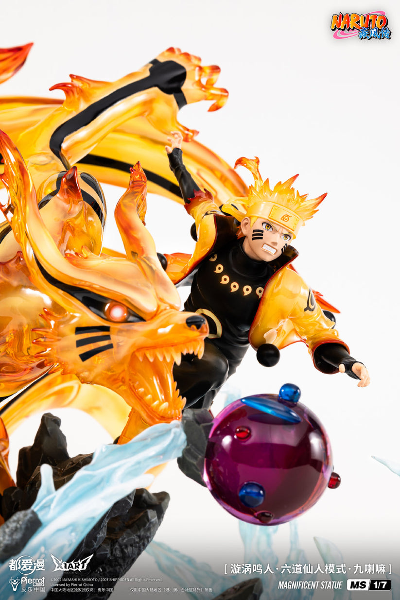 X1ART - Naruto Shippuden Six Paths Sage Mode Naruto and Kurama (Licens ...