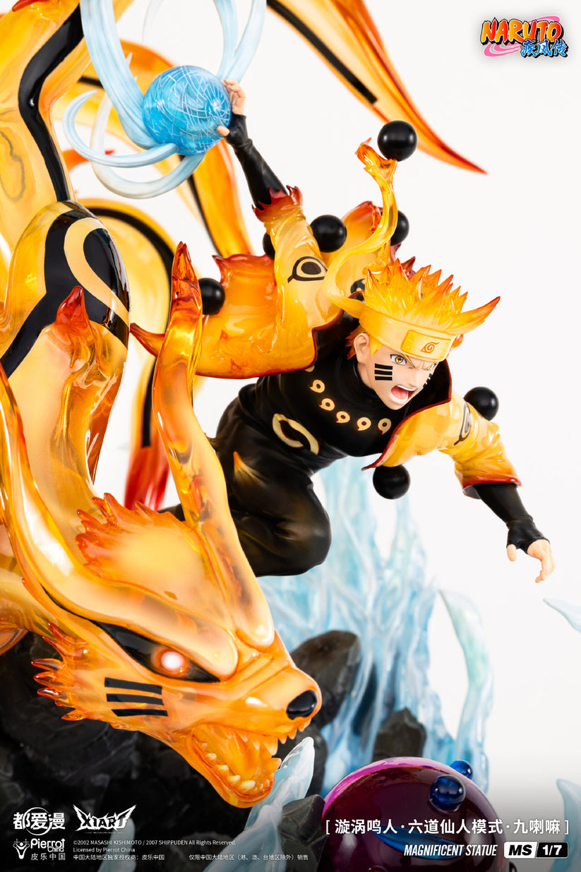 X1ART - Naruto Shippuden Six Paths Sage Mode Naruto and Kurama (Licens ...