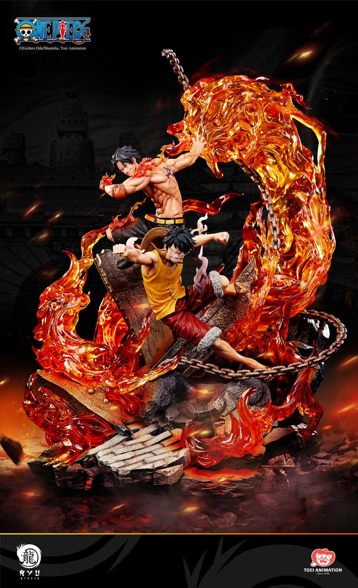 RYU Studio - One Piece Luffy and Ace (Licensed) [PRE-ORDER CLOSED] – GK ...